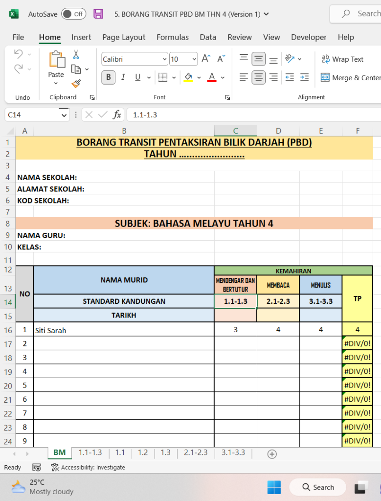 RPH Bahasa Melayu Tahun 4 2025/2026 - Version 2 (RPH PAK21) | Bahasa ...