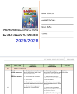 RPH Bahasa Melayu Tahun 5 2025/2026 - Version 1 (RPH TS25) | Bahasa ...