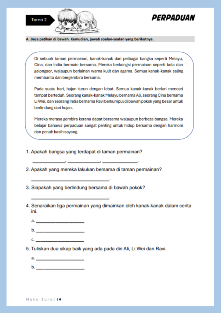 Modul BM Tahun 2 - Latihan & Aktiviti