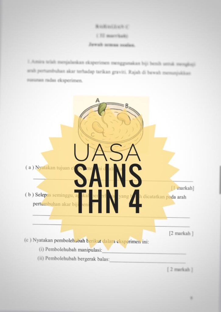 UASA - Sains Tahun 4 2025/2026 (Set 1B - JSU) | Koleksi Soalan, Soalan Sains Tahun 4, UASA SN ...